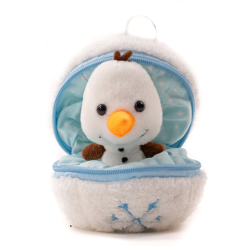 Zip-Up Snowball Snowman – Festive Plush Toy | Plushland