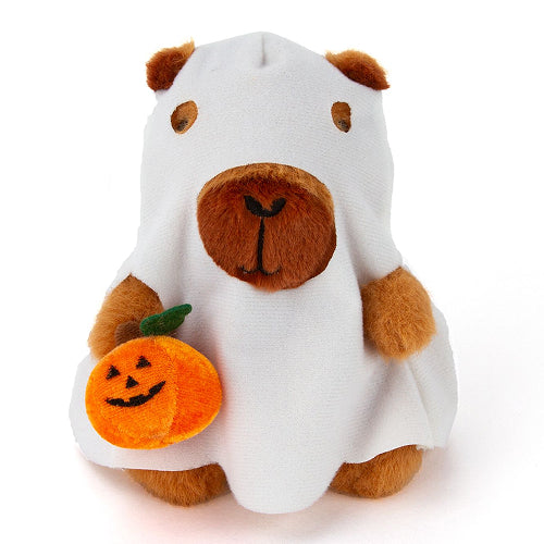 Capybara in Ghost Outfit – 8" Capybara Stuffed Animal | Plushland