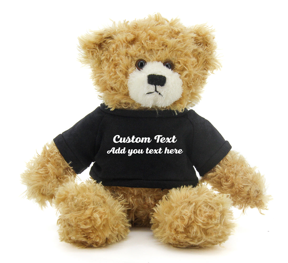 Brandon Beige Bear 11" – Personalized Stuffed Bear Gift | Plushland